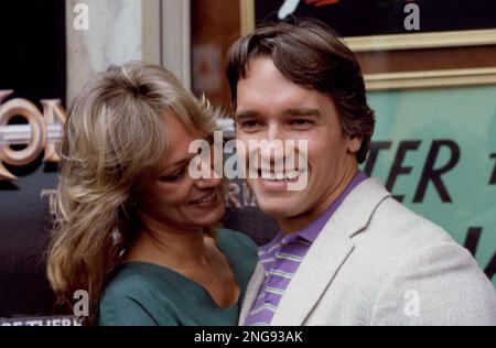 ARNOLD SCHWARZENEGGER, SANDAHL BERGMAN, CONAN THE BARBARIAN, 1982 Stock ...