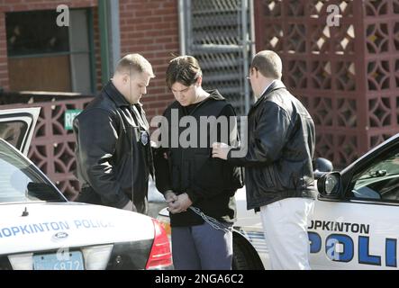 Neil Entwistle arrives at district court in Framingham, Mass., Thursday ...