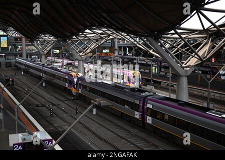 Interior of the Southern Cross Railway Station Melbourne Victoria ...