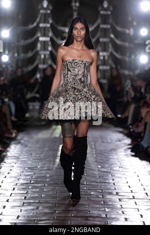 Models on the catwalk during the Annie's Ibiza Collection show at ...