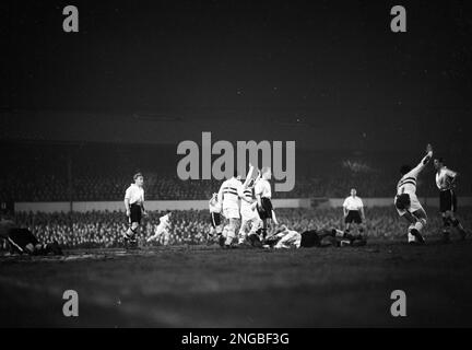 Honved players, in striped shirts, celebrate after Kocsis scored their ...