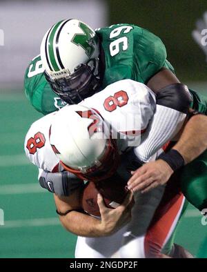 Miami, Ohio quarterback Josh Betts runs the ball against Marshall ...