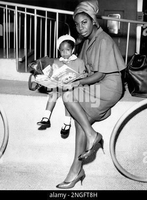 Nina Simone June 1965 Jazz singer Pictured preforming at Annies Club on ...