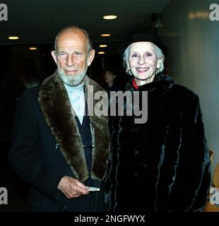 HUME CRONYN, with wife Jessica Tandy, son Christopher Cronyn, and ...