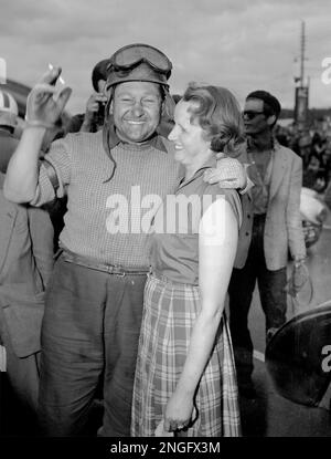 Tony Rolt. le Mans 1953 Stock Photo - Alamy