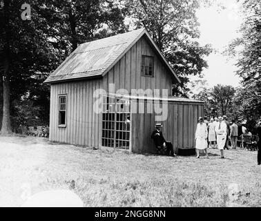 Thomas Edison's Menlo Park Laboratory in New Jersey, photographed on ...