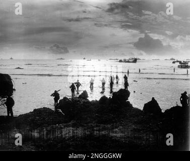 Tinian, Northern Mariana Islands, July 24, 1944 Coast Guard manned ...