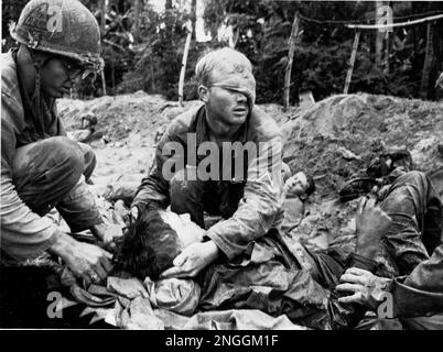 First Cavalry Division Medic Thomas Cole, from Richmond, Va., wearing a ...
