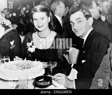 Irving Berlin, his daughter, Mary Ellin Berlin, Shirley Temple, and ...