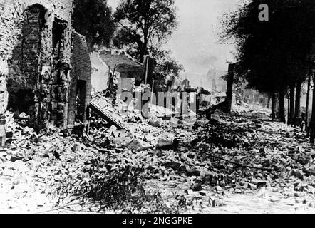 The bombardment of Rotterdam, 1940 Stock Photo - Alamy