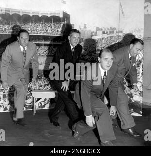 The Four Horsemen of Notre Dame on horseback. Left to right: Don Miller ...