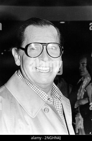 Actor and comedian Milton Berle is photographed in 1960 at an unknown ...
