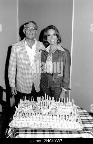 MARY TYLER MOORE with Grant Tinker and son Richard Meeker Jr.(Credit ...