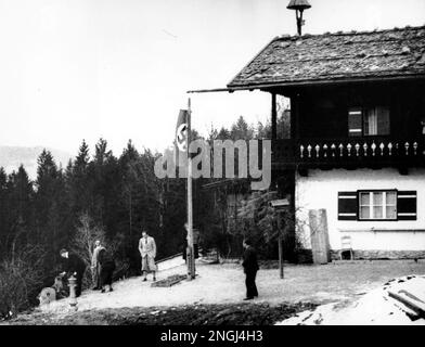 ADOLF HITLER at his Berchtesgaden mountain retreat Stock Photo - Alamy