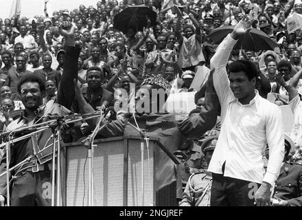 Mobutu and Muhammad Ali, Zaire - President, Democratic Republic of ...