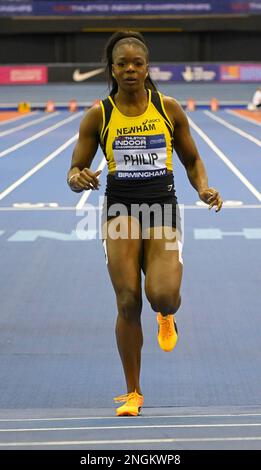 BIRMINGHAM, ENGLAND - FEBRUARY 18: Alisha Rees during day 1 Heats UK ...