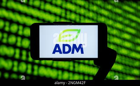 In this photo illustration the Archer Daniels Midland Company (ADM ...
