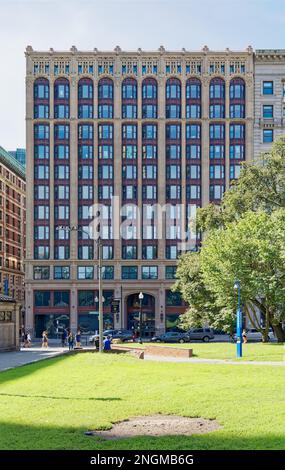 Boston Downtown: The Little Building, facing Boston Common, was ...