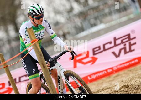 Belgian Marion Norbert Riberolle pictured in action during the women ...
