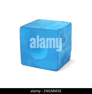 Billiard chalk on a white background Stock Photo - Alamy