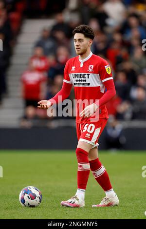 Hayden Hackney of Middlesbrough on the ball during the Sky Bet ...