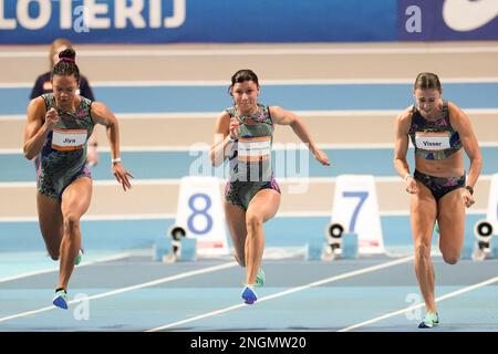 APELDOORN, NETHERLANDS - FEBRUARY 18: Tasa Jiya, Demi van den ...