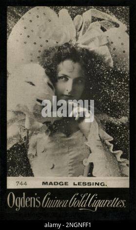 Madge Lessing - photo by Jacob Schloss (New York) - restored from ...