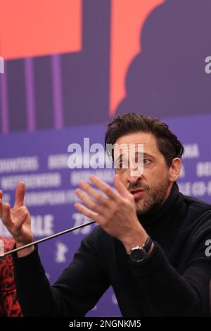 Adrien Brody attending the Manodrome Press Conference as part of the ...