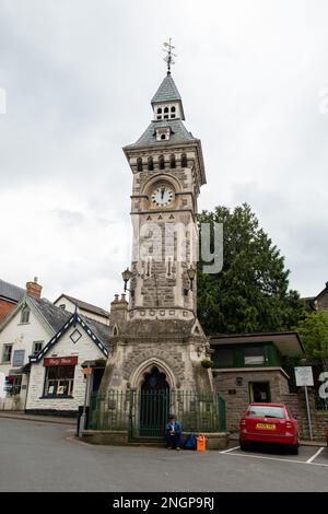 Haye-on-Wye Clock Tower Stock Photo - Alamy