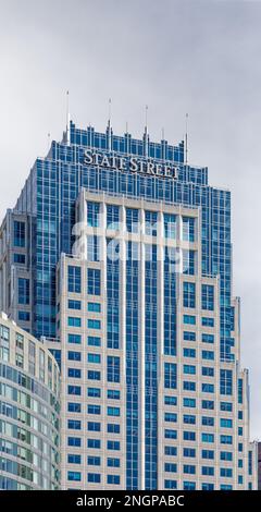 Building facades, State Street, Boston, Massachusetts USA Stock Photo ...