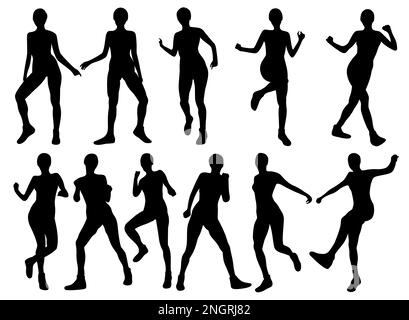 Tutorial steps to the shuffle dance. Clipping Path included for each ...