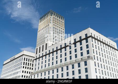 Unity Centre Tower (Szkieletor Kraków). Multifunctional business center ...