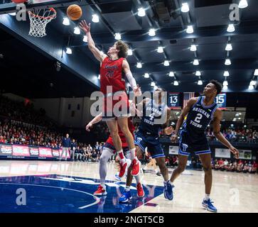 February 18 2023 Moraga, CA U.S.A. St. Mary's center Mitchell Saxen (11 ...