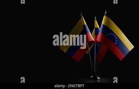 Small national flags of the Venezuela on a white background Stock Photo ...
