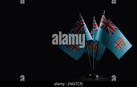 Small national flags of the Fiji on a white background Stock Photo - Alamy