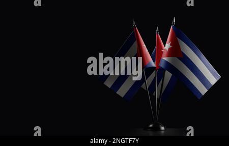 Small national flags of the Cuba on a white background Stock Photo - Alamy