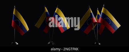 Small national flags of the Venezuela on a white background Stock Photo ...