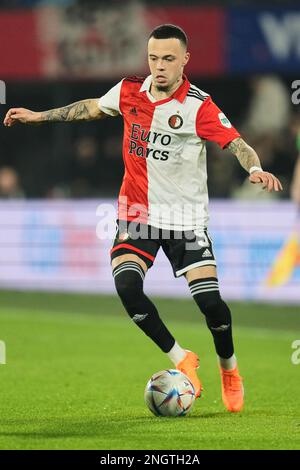 ROTTERDAM, NETHERLANDS - FEBRUARY 18: Quilindschy Hartman of Feyenoord ...
