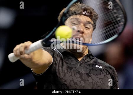 ROTTERDAM - Wheelchair tennis player Martin De La Puente (ESP) during ...
