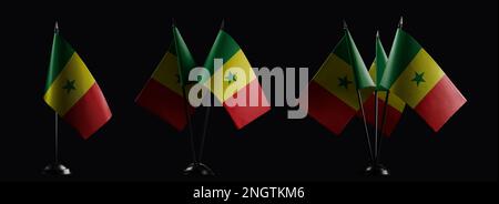 Small national flags of the Senegal on a white background Stock Photo ...