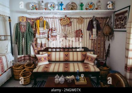 Interior of Sofia And Andreas Traditional House in Letymbou village in ...