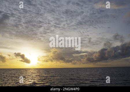 Sun setting at Helengeli, Maldives Stock Photo - Alamy