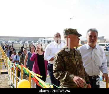Lt. Gen. Patrick Frank, U.S. Army Central commanding general, met with ...