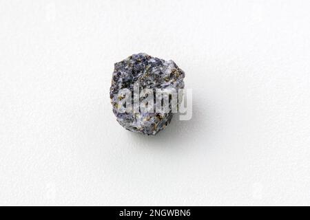 Natural mineral stone cordierite gemstone, geological collection raw ...