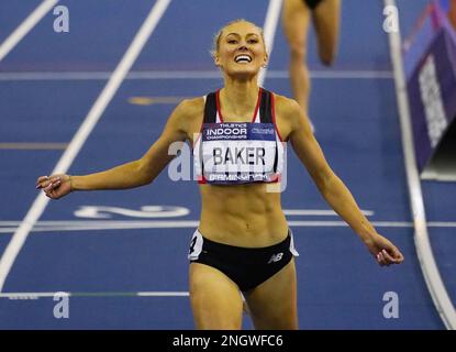 Ellie Baker wins the Women's 1500m Final on day two of the UK Athletics ...
