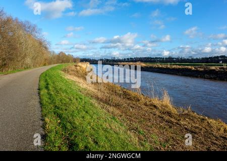 Duffel and the Nete canal | Duffel et le canal de la Nethe Stock Photo ...