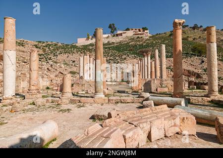 The Byzantine Civic Complex Church or Middle Church in the ancient city ...