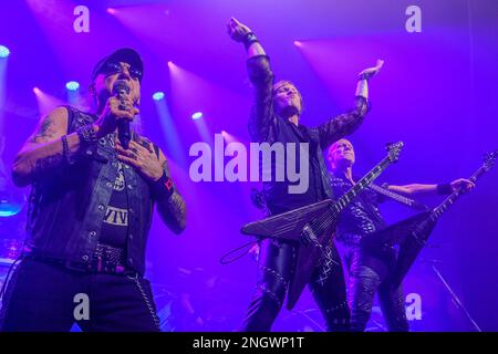 The german metal bans Accept plays live at La Madeleine | Le groupe de ...