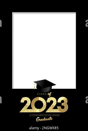 Class of 2023 - Graduation party photo booth prop. Photo frame for ...