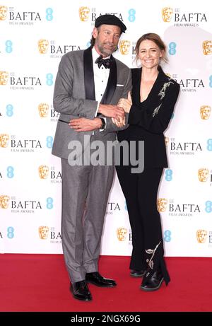 Deanne Bray, left, and Troy Kotsur arrive at the Oscars on Sunday ...